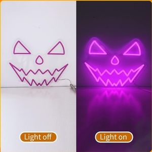 Wall Decor | Ghost Face Neon Signs For Wall Room Party Spooky Decor ...